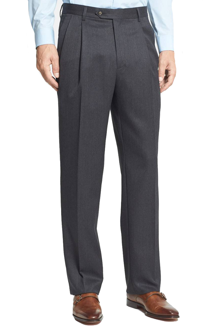 Mens Pleated Pants | Gabardine Trousers – Berle