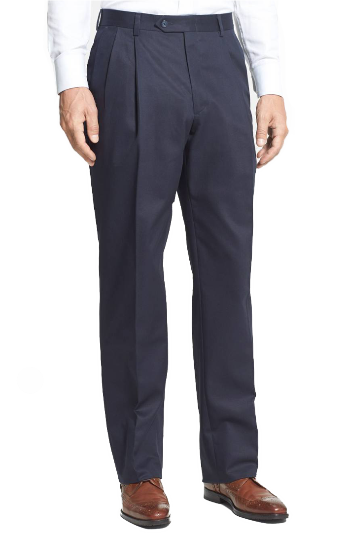 Cotton Polyester Dress Pants Mens Berle Fine Trousers