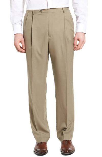 Tropical Weight Wool Trousers - Men's | Berle